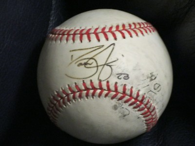 Dave Justice Autographed Baseball | eBay