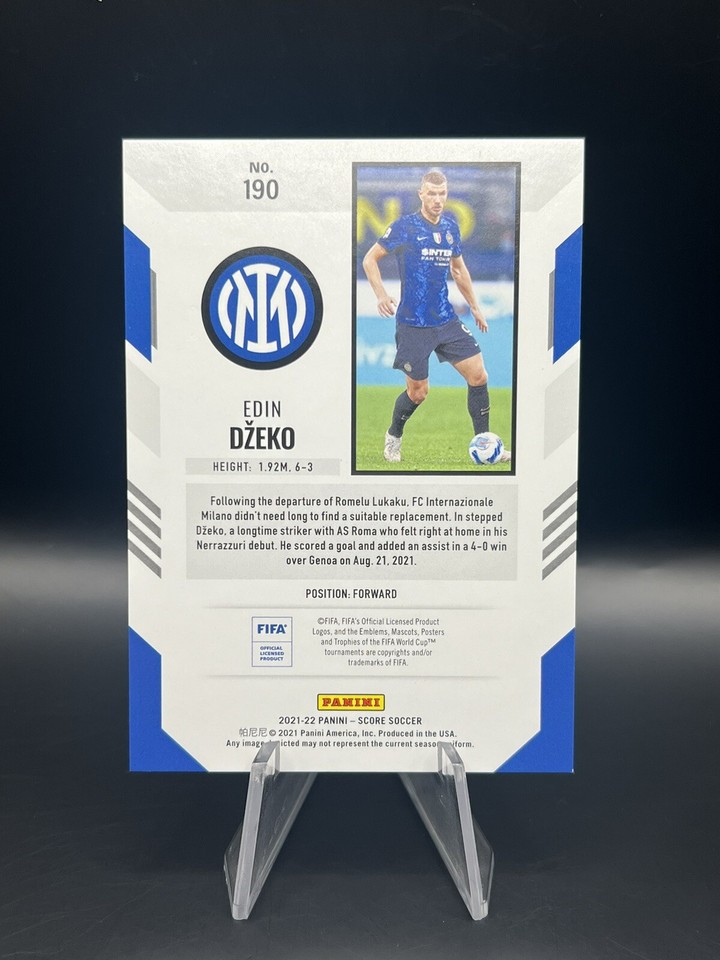 Panini Fifa Score 2021-22 Orange Lava Card 190 Edin Dzeko 89/99 | eBay