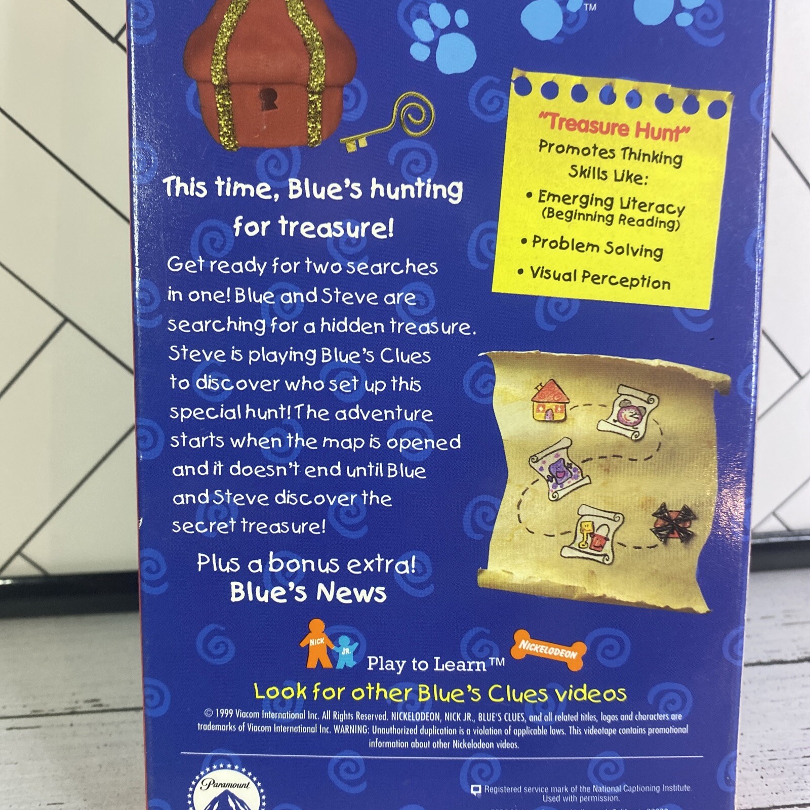 Nick Jr Blue’s Clues Blues Big Treasure | Grelly USA