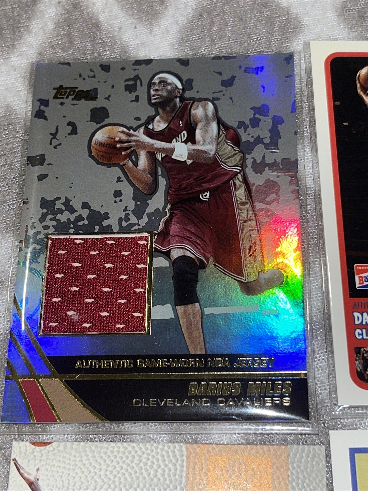 Lot Of 13 NBA Cards Darius Miles Cavaliers 3 Game Worn Jersey Cards 1 ...