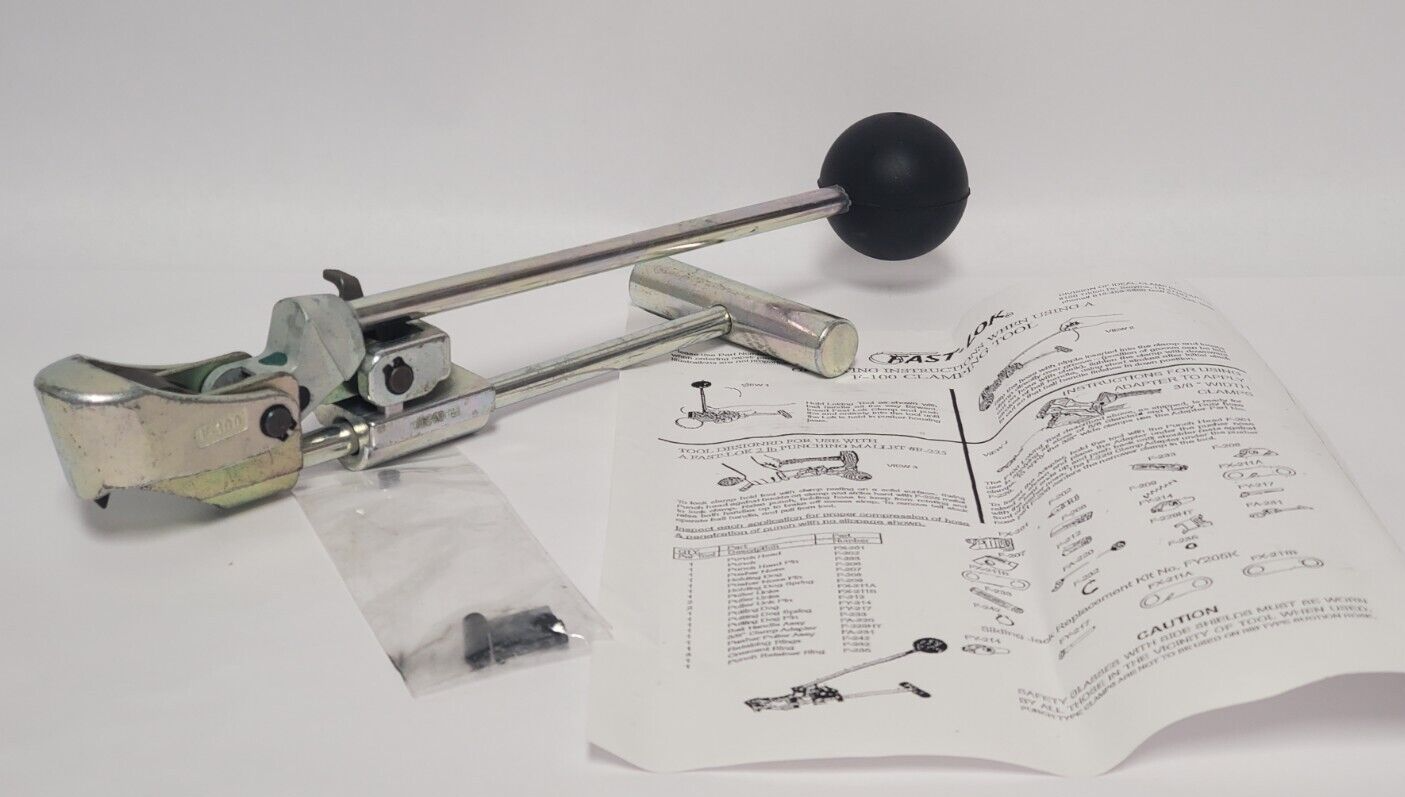 FAST-LOK F100 LOKING TOOL WITH A 3/8 ADAPTER USED TO APPLY ALL FAST-LOK ...