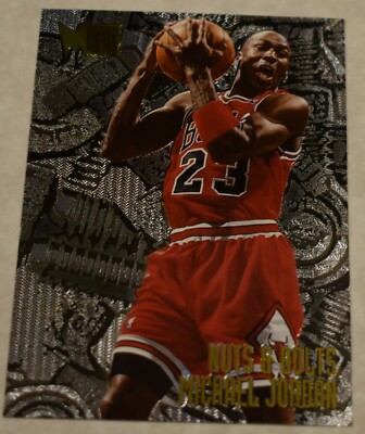 1995-96 Fleer Metal MICHAEL JORDAN Nuts & Bolts Basketball CARD #212 ...