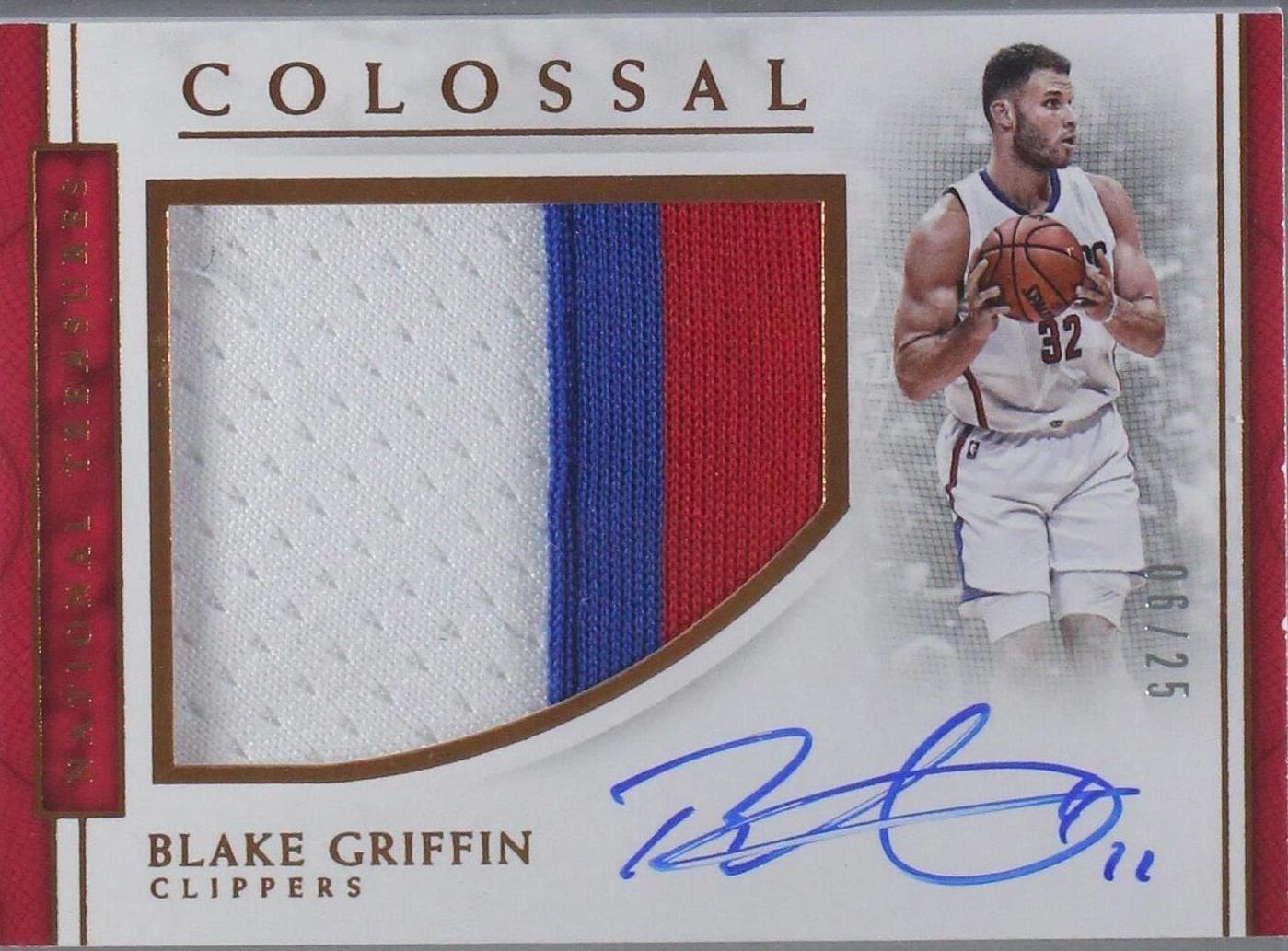 2016-17 Panini National Treasures - Colossal Jersey Autographs Blake ...