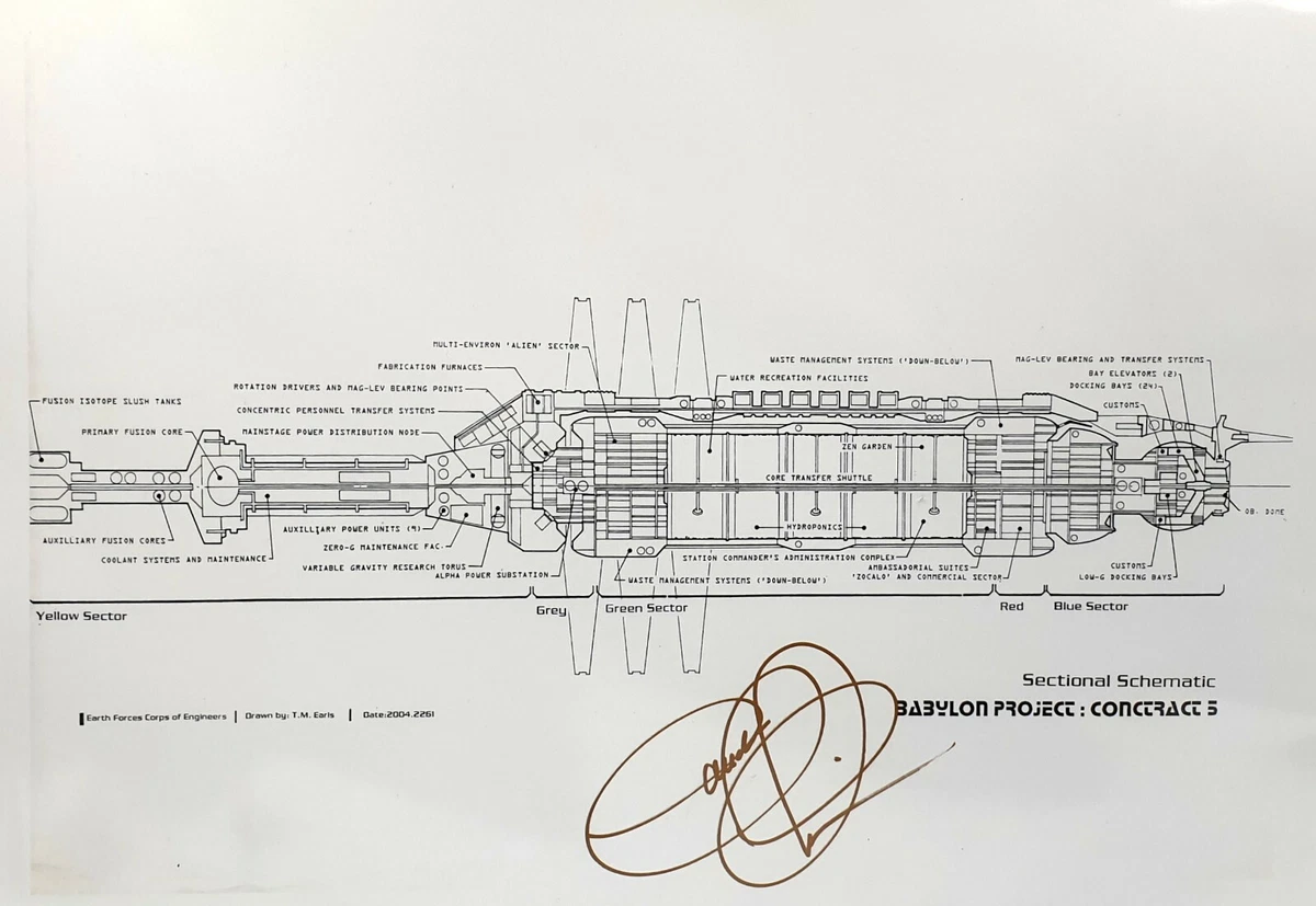 Babylon 5 Station Map