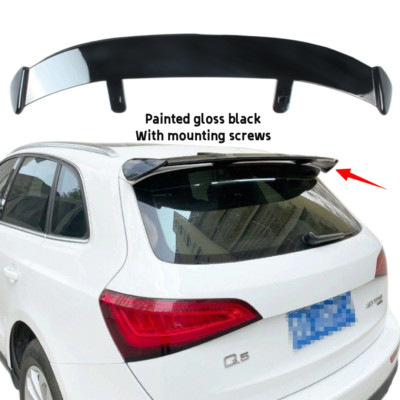 FOR AUDI Q5 SQ5 MK1 8R 2008-2017 GLOSSY BLACK ABS REAR BOOT ROOF ...