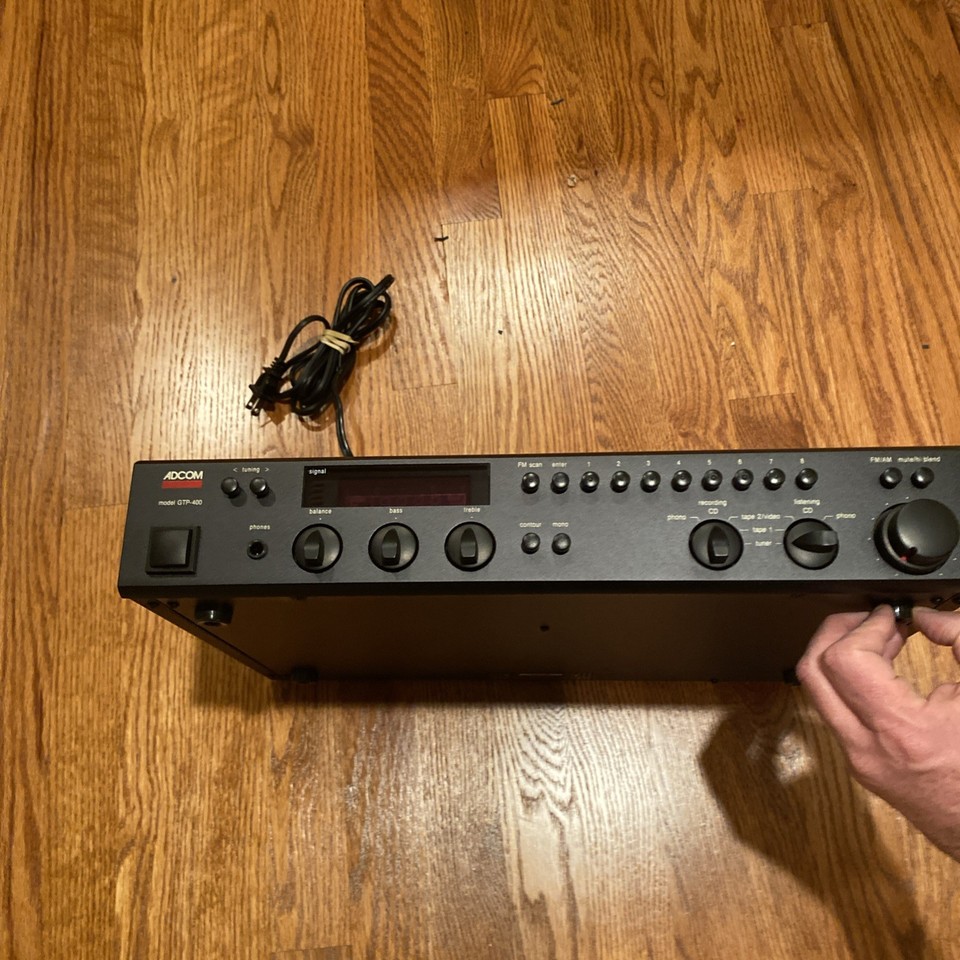ADCOM GTP-400 Pre-Amp/Processor Amplifier Perfect Condition | eBay