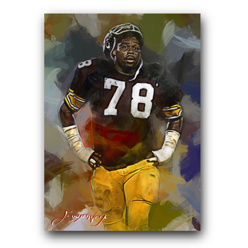 Dwight White Art Card Limited 36/50 Edward Vela Signed (Pittsburgh ...