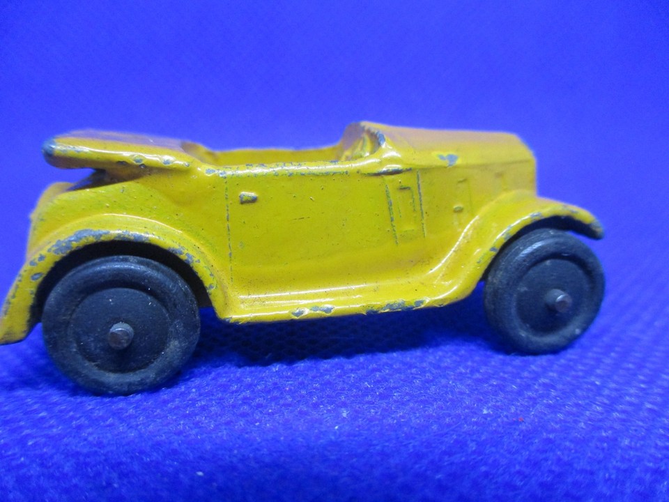 VINTAGE DINKY AUSTIN 7 OPEN TOURER IN YELLOW VERY NICE EXAMPLE | eBay UK