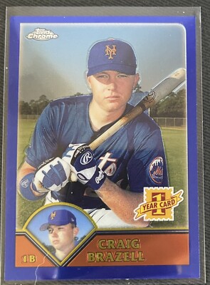 2003 Topps Chrome Craig Brazell #219 Rookie RC (Condition? You decide ...