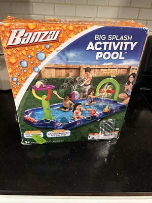 BANZAI Big Splash Activity Pool | eBay