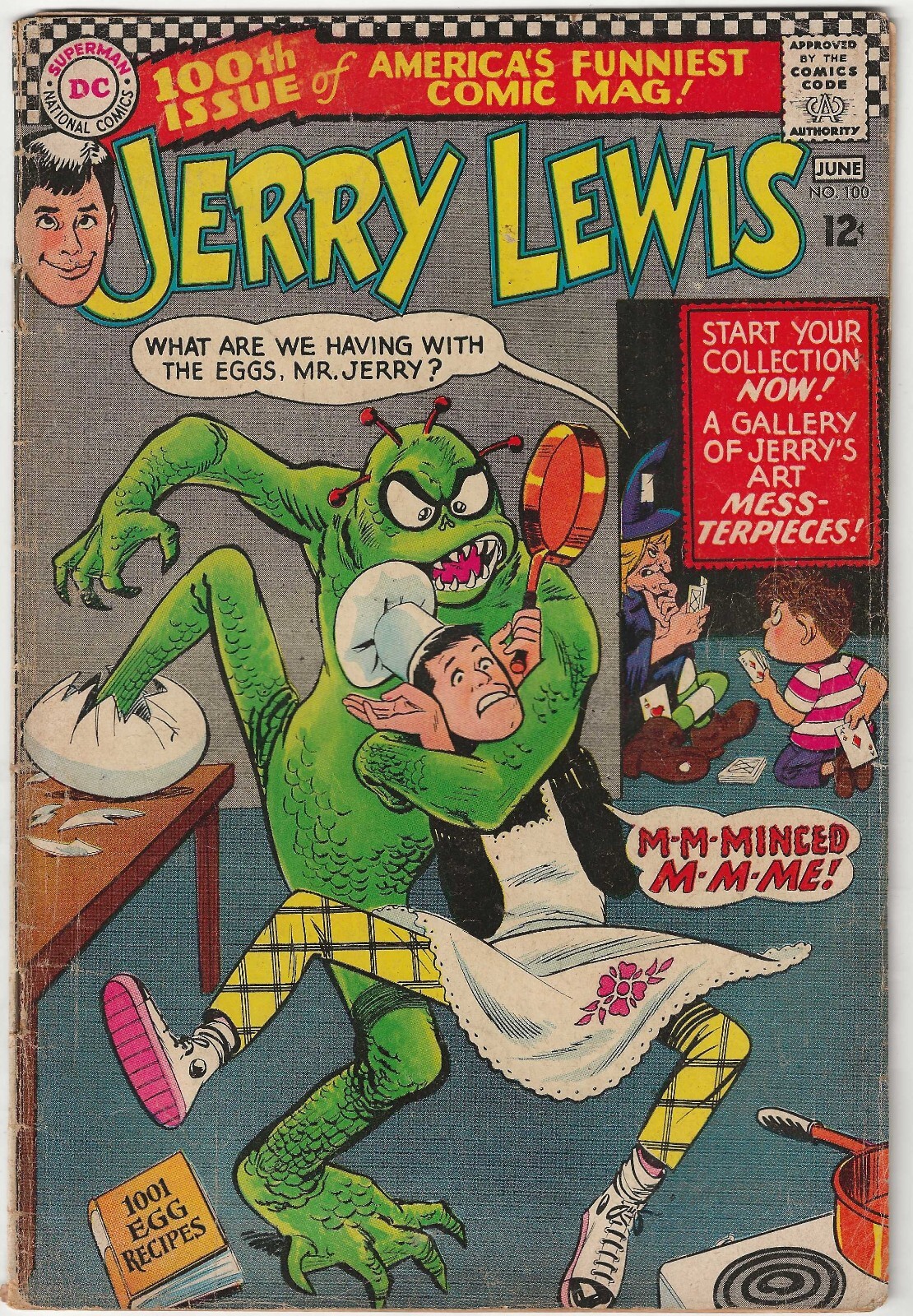 The Adventures of Jerry Lewis 100 1967 DC Comic Book G/VG Condition | eBay