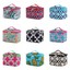 Small Soft Case Cosmetic Bag Mirror Makeup Bag Toiletry Brush Holder ...