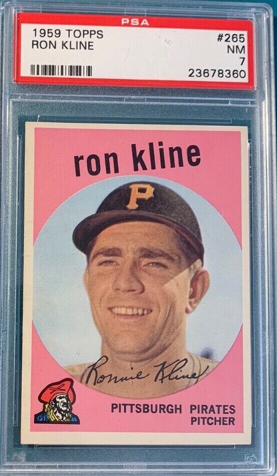 1959 Topps - white back #265 Ron Kline for sale online | eBay