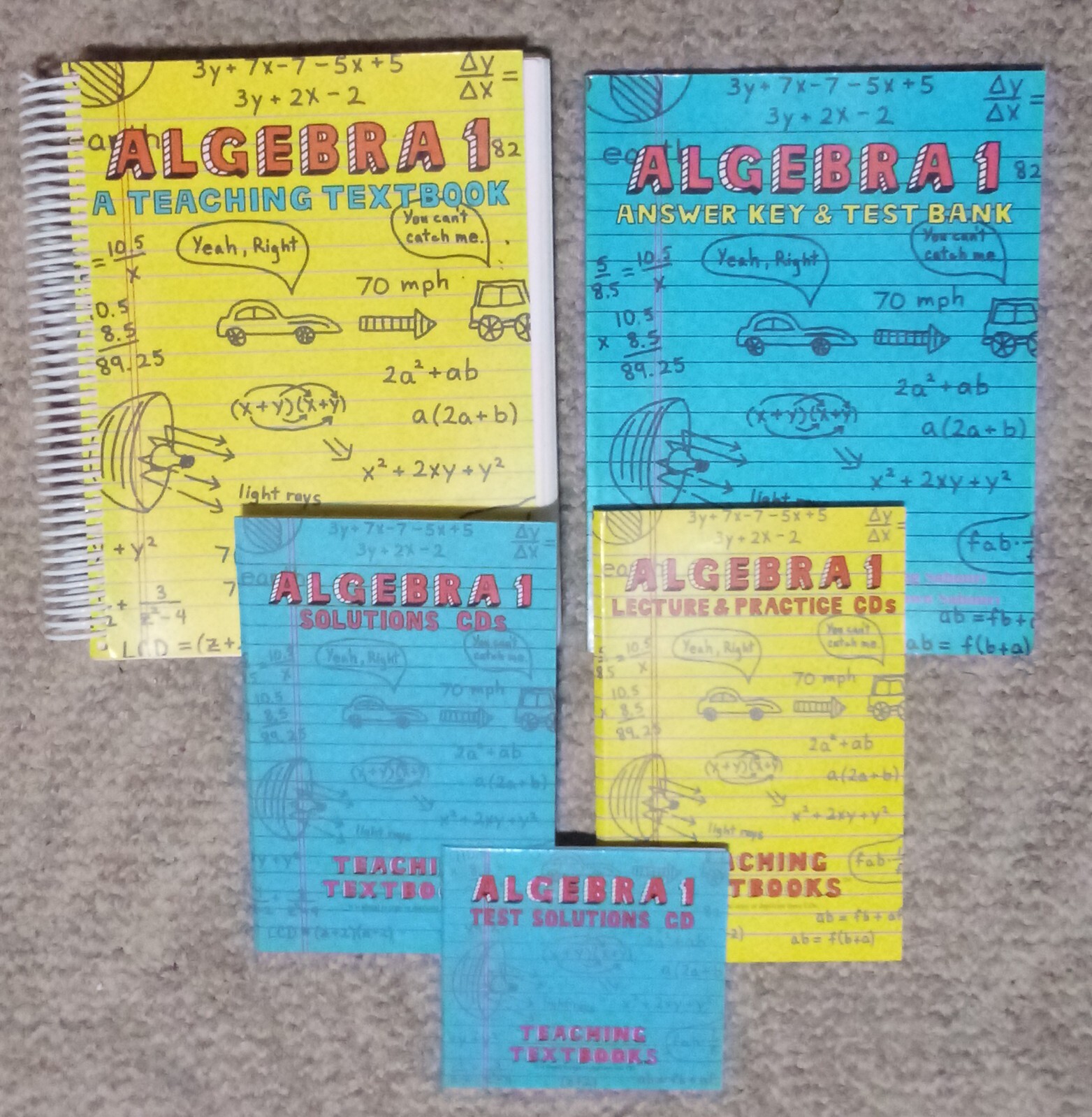 Algebra 1 a Teaching Textbook 1st Edition Complete Set for sale online ...