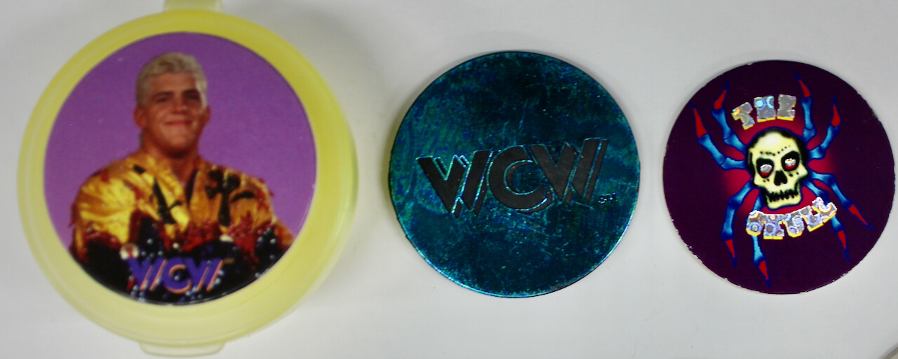 Original 1995 WCW Pog Set 9 Pogs/Slammer/Case Hulk Hogan | eBay