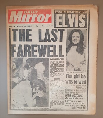 Daily Mirror Newspapers 1977 - Multi Listing; Birthdays, Anniversaries ...