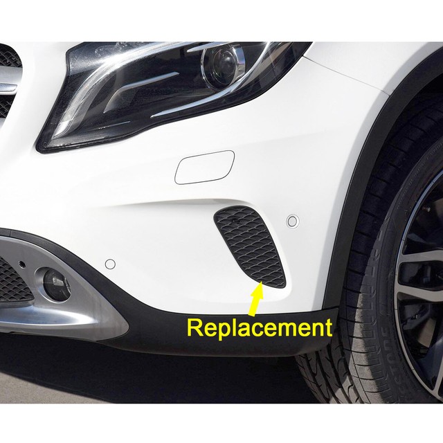 Pair Front Bumper Side Outer Grille Fit For Mercedes Benz X156 GLA250 ...