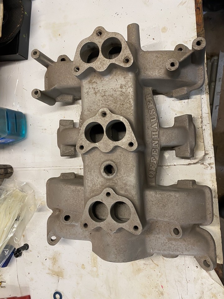 Ford Y Block 292 312 Offenhouser Tri power Intake Manifold | eBay