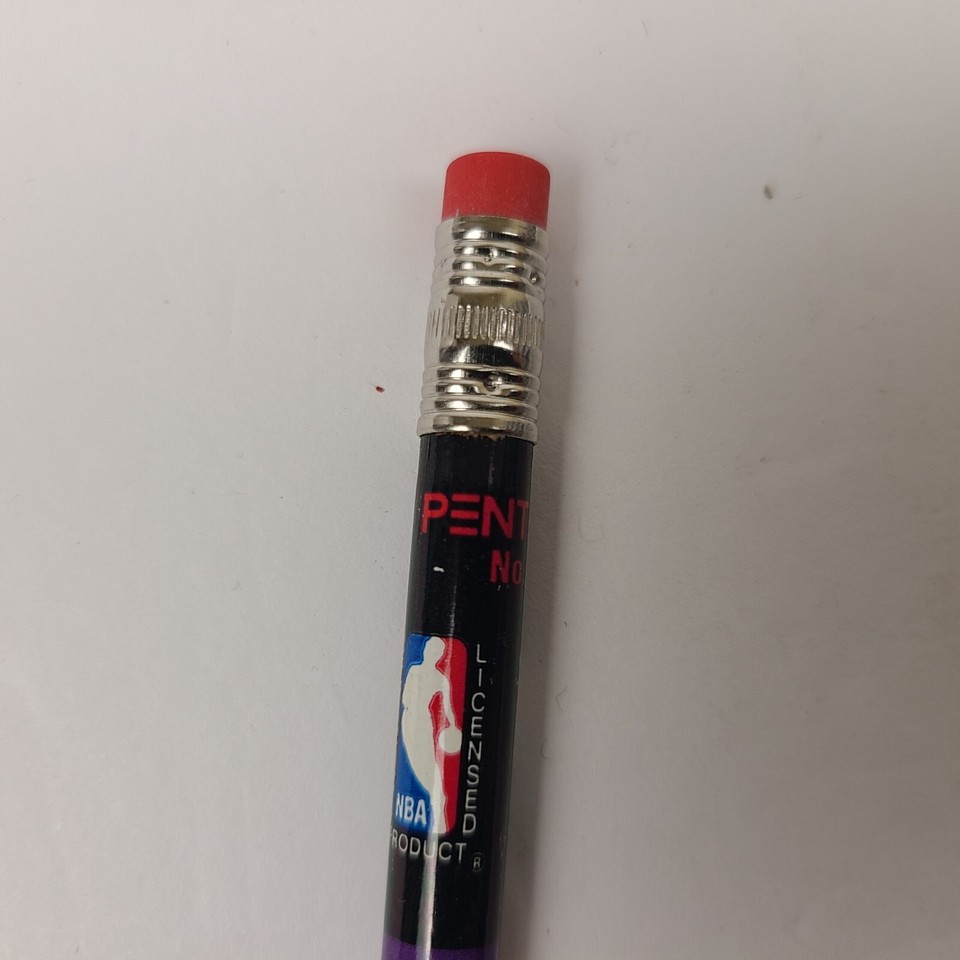 Vtg 90s NBA Basketball Team No 2 Pencil Unsharpened Lot of 43 Pencils ...