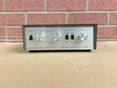 Lafayette Stereo-10 Amplifier | eBay