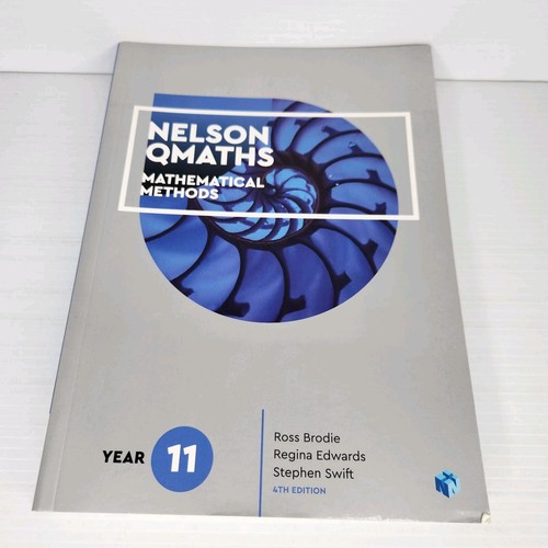 Nelson QMaths 11 Mathematics Methods Student Book Only No Access Codes ...