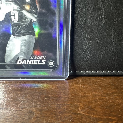 2024 Topps Chrome Jayden Daniels NEGATIVE REFRACTOR Rare Variation ...