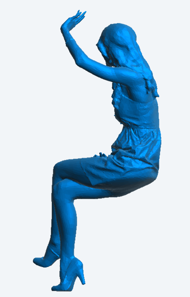 W31 – 1/24 Scale Model Figure Seated Woman Waving Multiple Scales | eBay UK