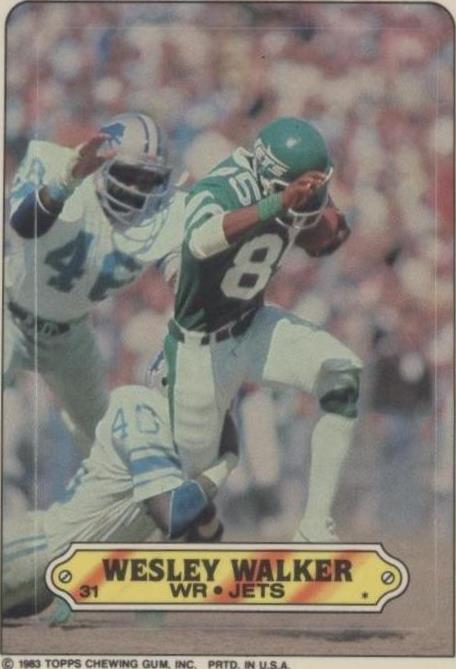 1983 Topps Wesley Walker #31 for sale | eBay