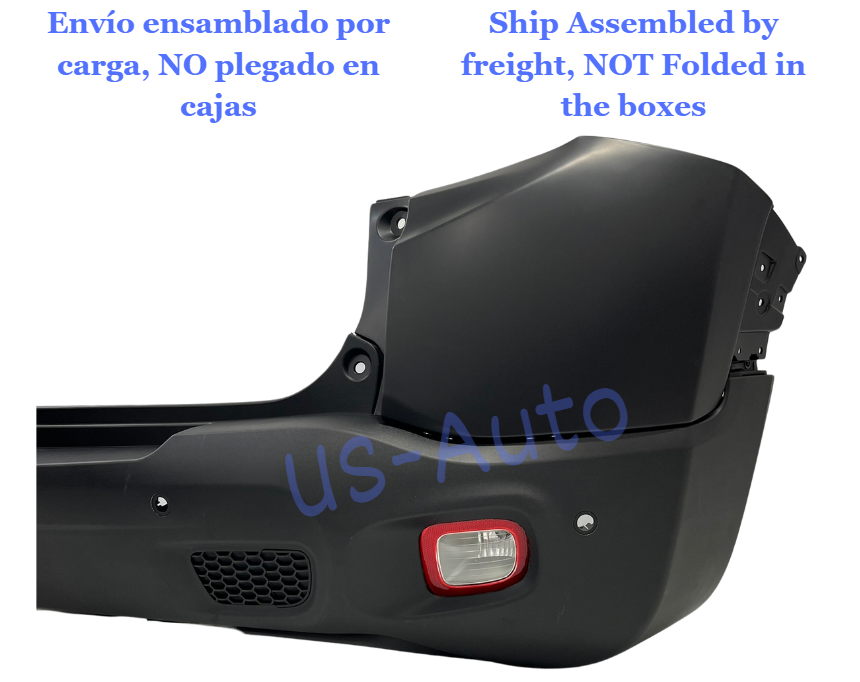 Fit 2015 - 2018 Jeep Renegade Rear Bumper Complete Assembly w/sensors ...