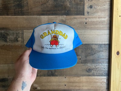 Granddad Snapback Hat VTG Hallmark Cap With The Emphasis On Grand Funny ...