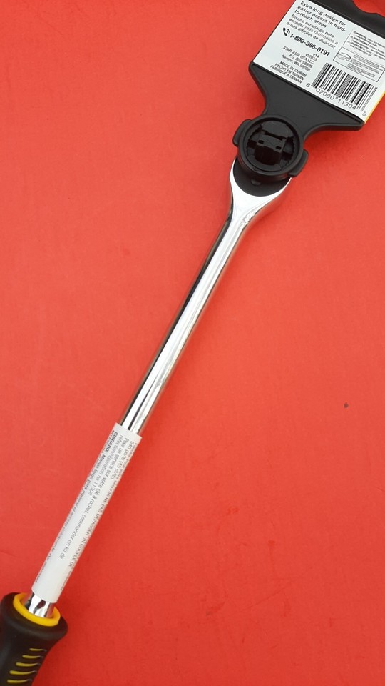 NEW Titan Tools 1/4" Drive 12 Inch Extra-Long Ratchet Soft Grip Handle ...