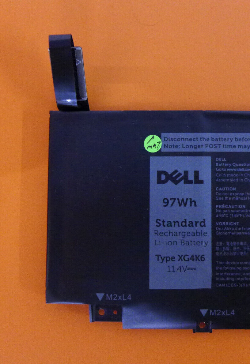Genuine Dell XPS 17 9700 Precision 5750 Series Laptop Battery XG4K6 | eBay