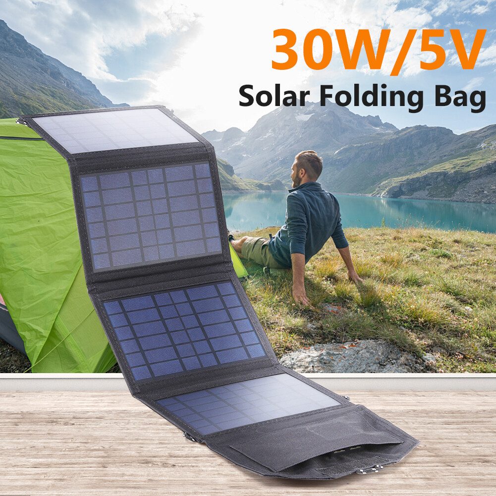 5V Solar Power Panel Monocrystalline Silicon Cell Charger Portable ...