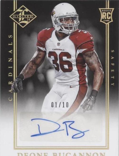 2014 Panini Limited - Rookie Signatures Deone Bucannon #119 Spotlight ...
