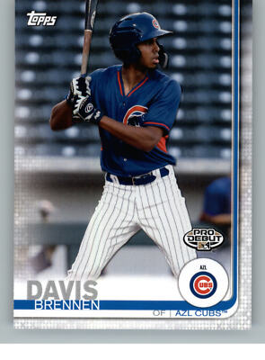 2019 Topps Pro Debut 164 Brennen Davis - AZL Cubs | eBay