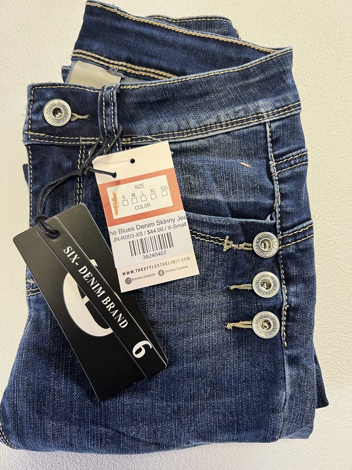 Six-Denim Brand Jeans Skinny Jeans Extra Small | eBay