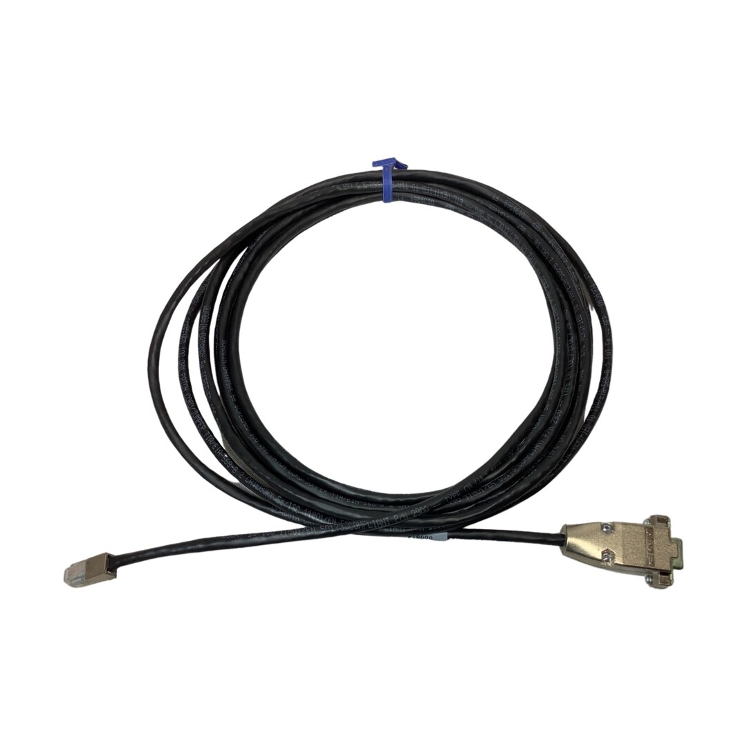 LSi Logic DB9-F to RJ11-5 Black Cable Assembly 348-0042326 5e/ISO 11801 ...