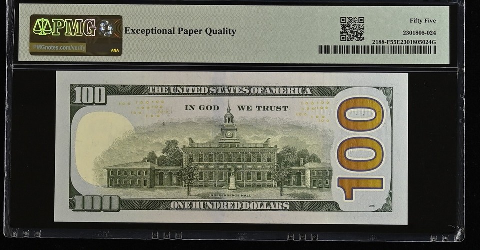 PMG FANCY LOW SERIAL NUMBER 100$ BILL 2013 MF00000959F MF00000960F | eBay