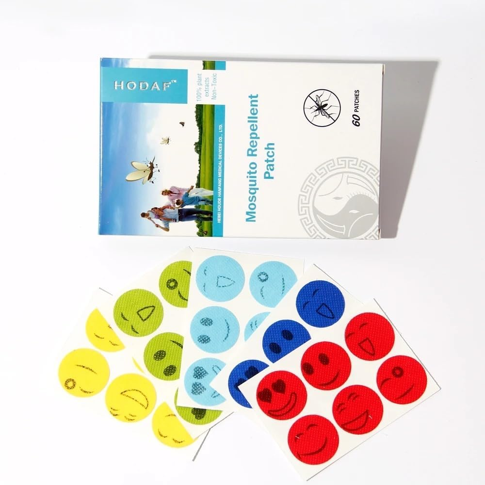 Friendly Mosquito Repellent Stickers HUGE 60 PACK Insect & Bug ...