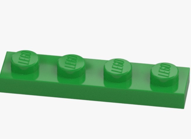 LEGO® 10x Platte 1x4 Bright Green 6395814 3710 MOC Grün Gras Plate ...