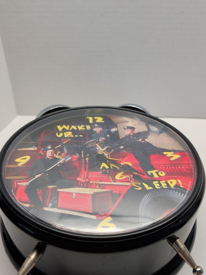 Vintage The Three Stooges Large Bell Alarm Clock Wake Up and Go to ...