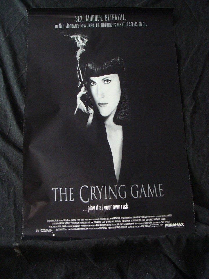 The CRYING GAME movie poster NEIL JORDAN Original 25x39 One sheet | eBay