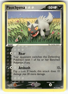 Poochyena Delta Species Common Pokemon Moderately played | eBay