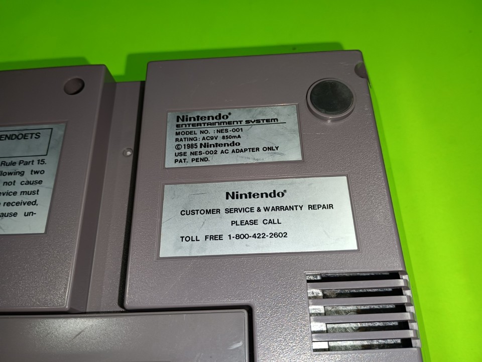 Original Nintendo NES Console Lot Bundle System Controllers Tested ...