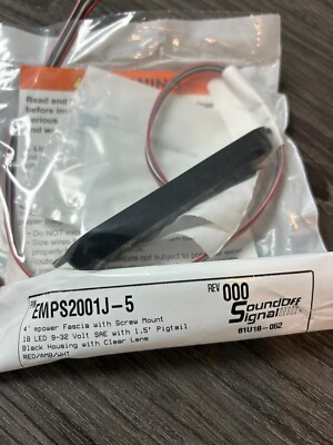 Soundoff Signal 4" mpower Fascia with Screw Mount RAW - NEW | eBay