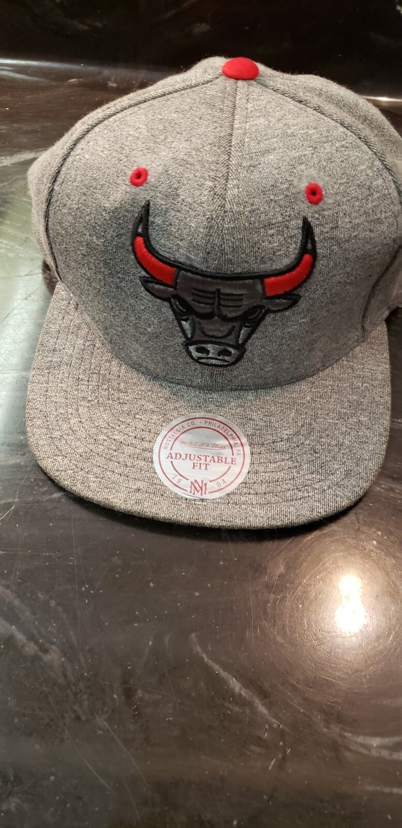 Chicago Bulls Snapback Mitchell And Ness Grey