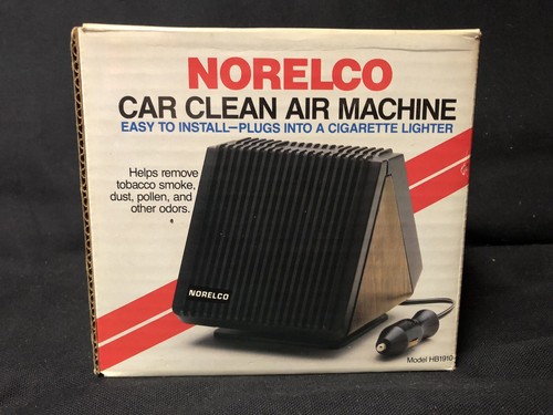 Vintage 1981 Norelco Car Clean Air Purifier Machine New Open Box ...