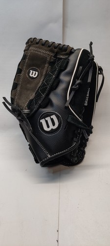 Wilson Leather Baseball Glove 12" A03RB15B512 Dual Hinge Black & Gray ...
