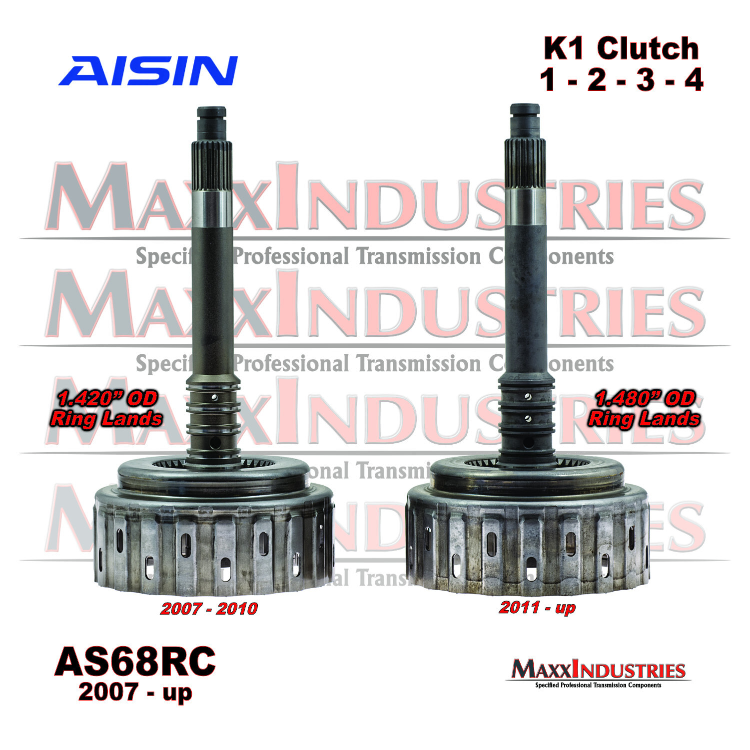 AS68RC RAM Transmission Drum with Input Shaft RAM Genuine Aisin 2007 ...