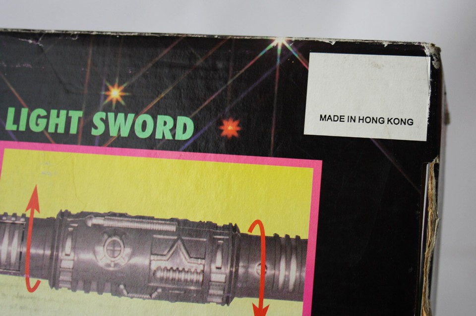 RARE VINTAGE 80'S STAR FIGHTER 40" SPACE LIGHT SWORD HONG KONG NEW ! | eBay
